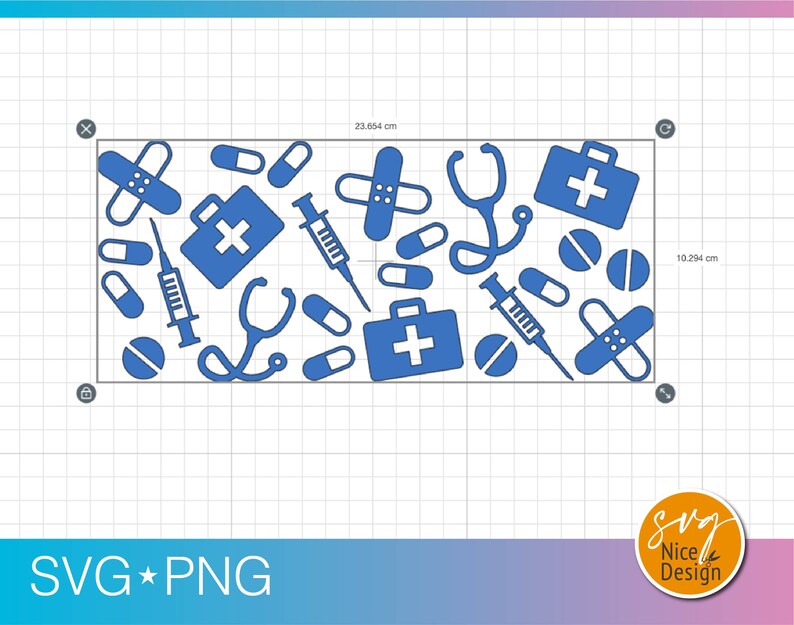 Nurse Doctor Fuel Can Glass Wrap Svg Hospital Theme Decal - Etsy