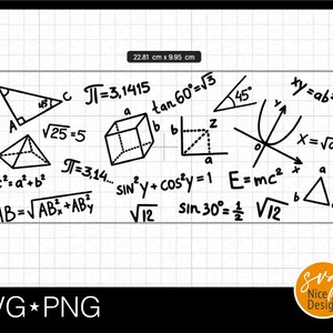 Math Teacher Can Glass Wrap Svg, Teacher Svg, Mathematics Decal Gift ...