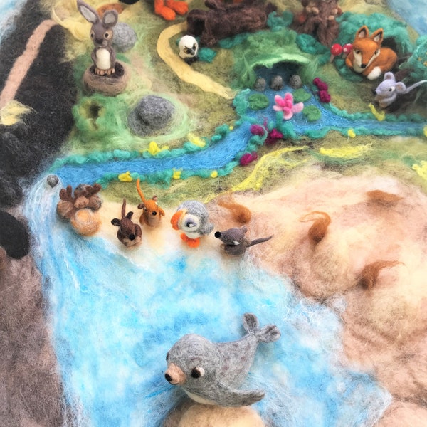 Felt Play Mat - Etsy