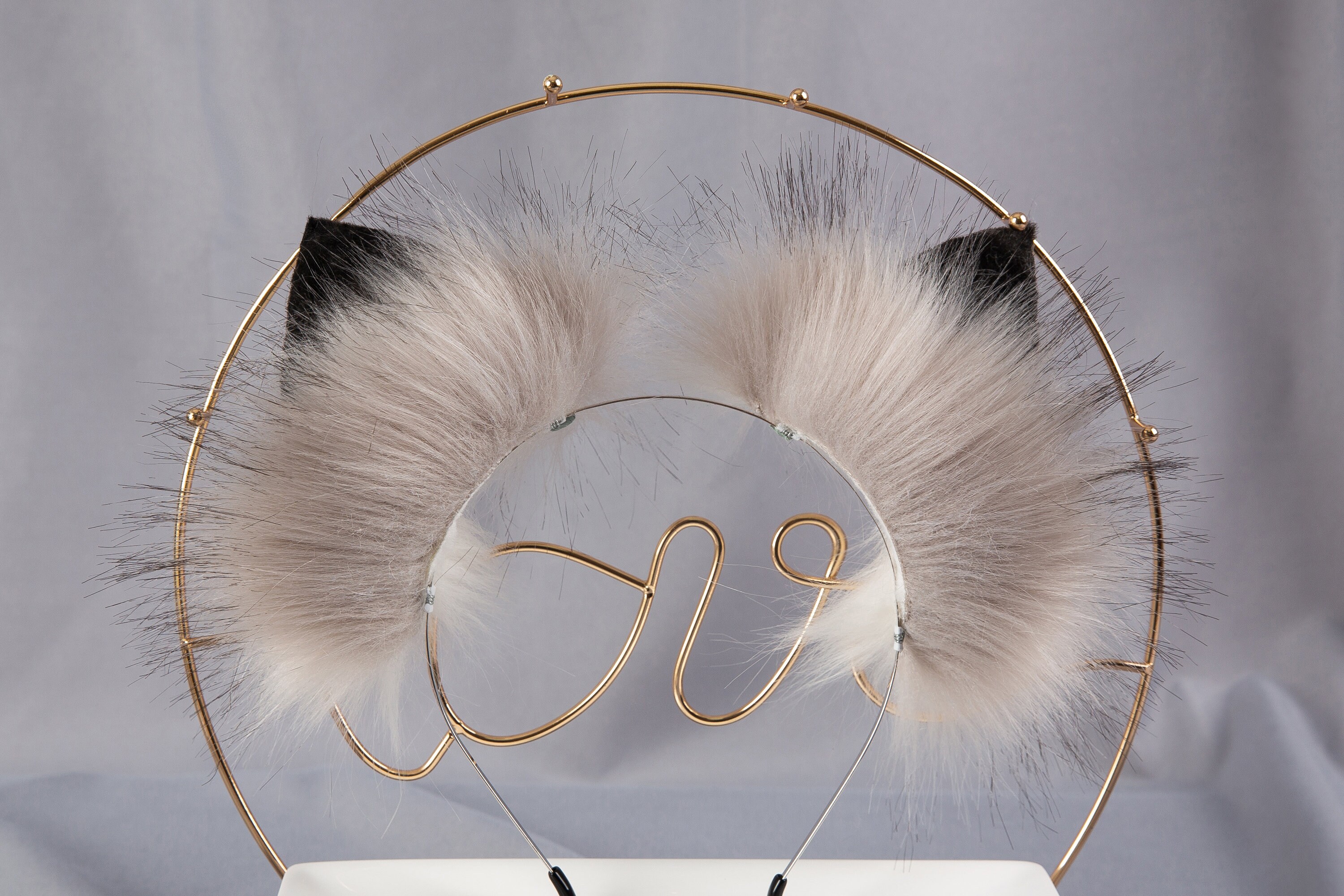 Private Custom Gray Wolf Ears Gray Stitching Big Beast Tail - Etsy