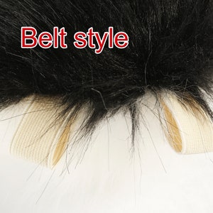 Curvy Big Tail Fluffy Hairy Fox Tail Cosplay Wearable Tail Red Wolf ...