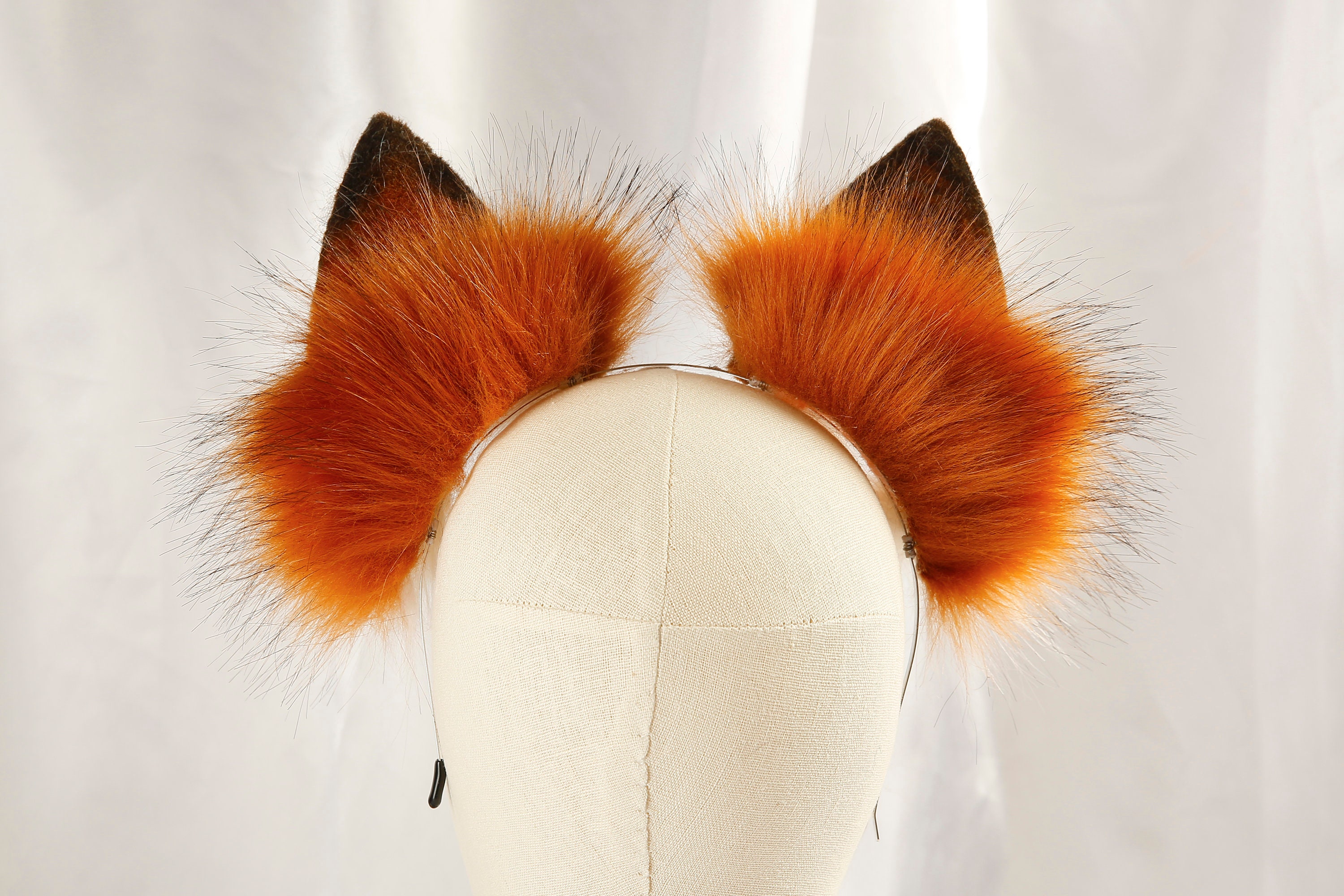 Red Wolf Ears And Tail Cosplay Wolf Tail Wolf Ears Dance Party Etsy