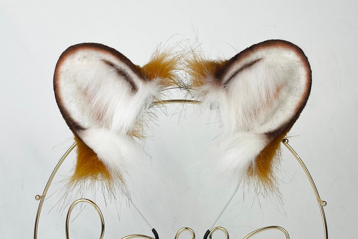 36 Inch Tiger Ear Tail Set-cosplay-animal Ears-plush - Etsy