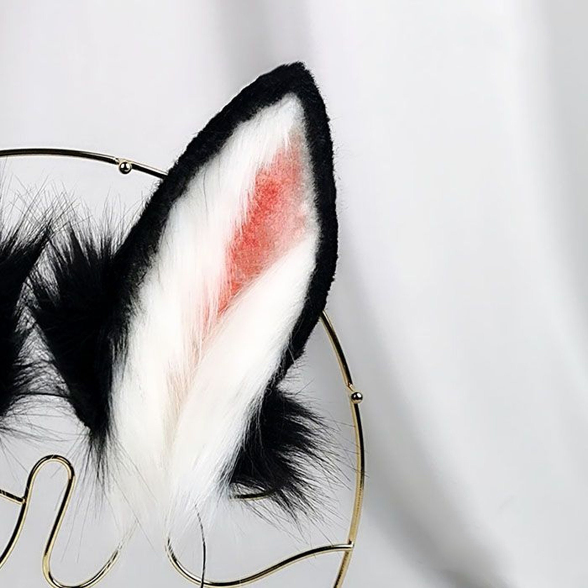 Fold-eared Rabbit Black Rabbit Simulation Rabbit Ears Beast - Etsy