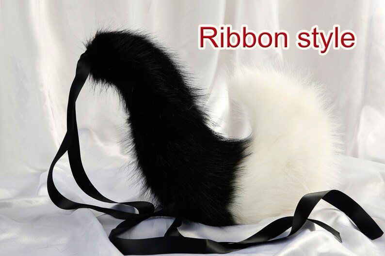 Curvy Big Tail Fluffy Hairy Fox Tail Cosplay Wearable Tail Red - Etsy