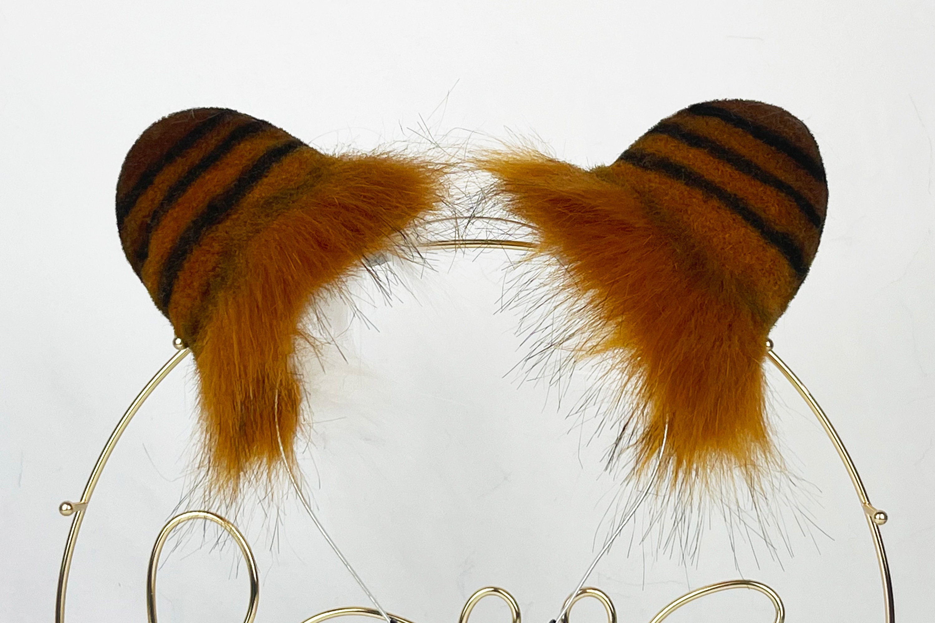 36 Inch Tiger Ear Tail Set-cosplay-animal Ears-plush - Etsy