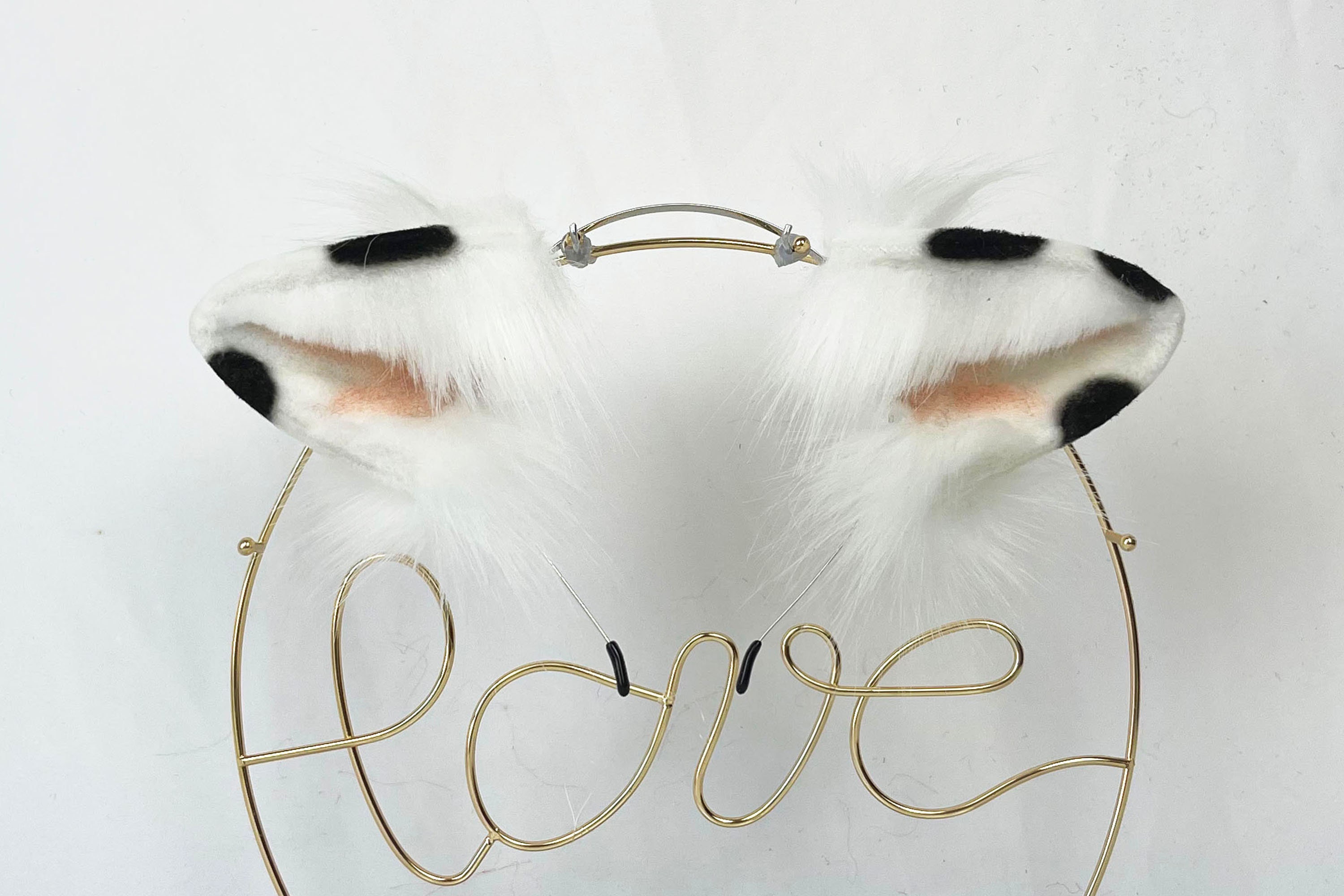 24 Inch Hornless Cow Ears Cow Tail-cosplay-animal Ears-fox Ear - Etsy