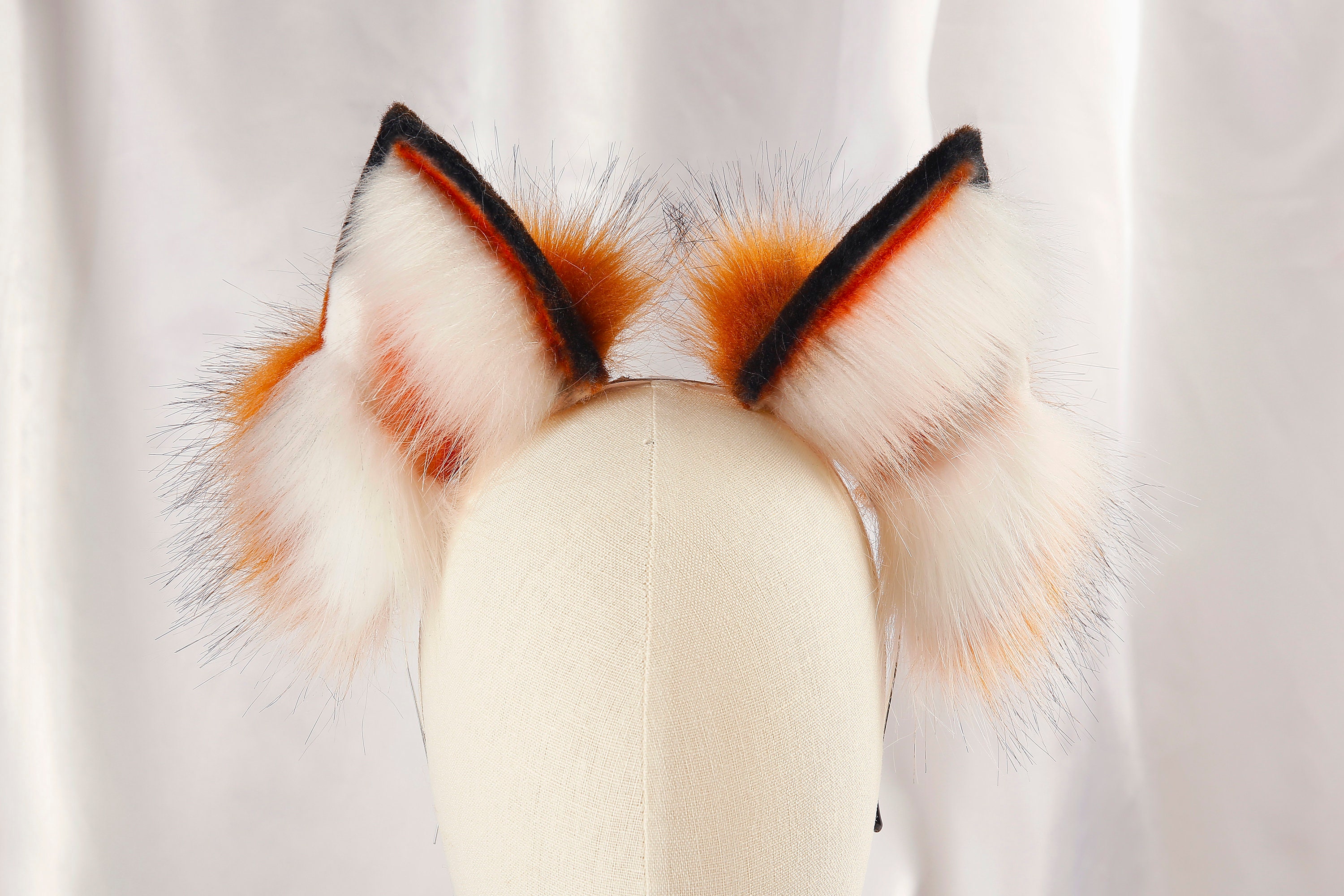 Red Wolf Ears And Tail Cosplay Wolf Tail Wolf Ears Dance Party Etsy