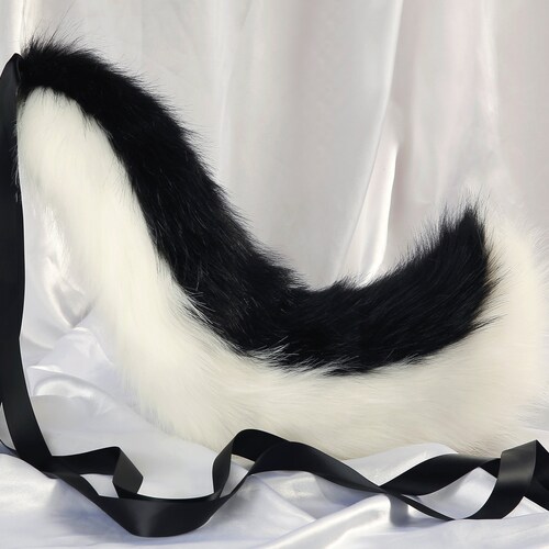 Curvy Big Tail Fluffy Hairy Fox Tail Cosplay Wearable Fur Tail - Etsy