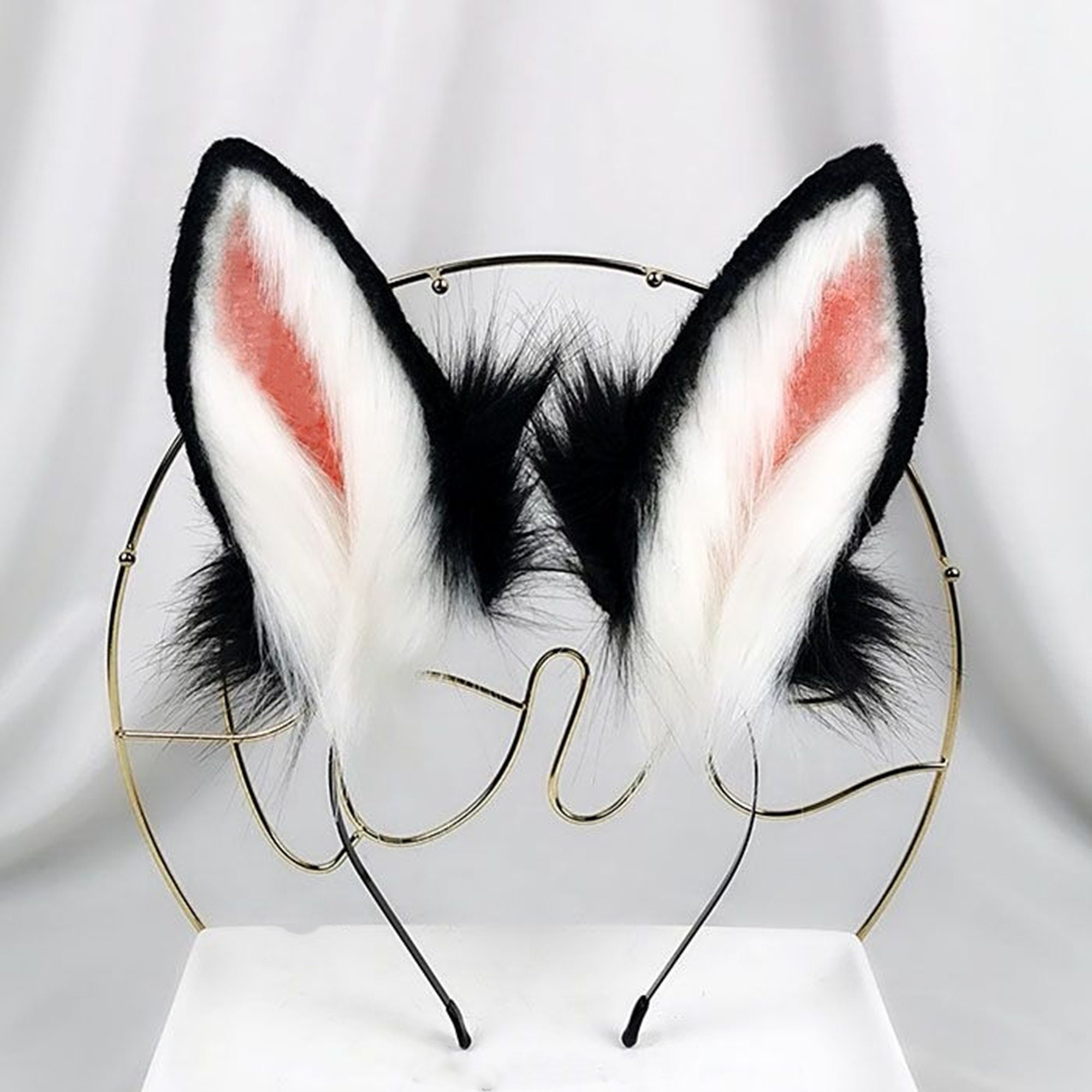 Fold-eared Rabbit Black Rabbit Simulation Rabbit Ears Beast - Etsy