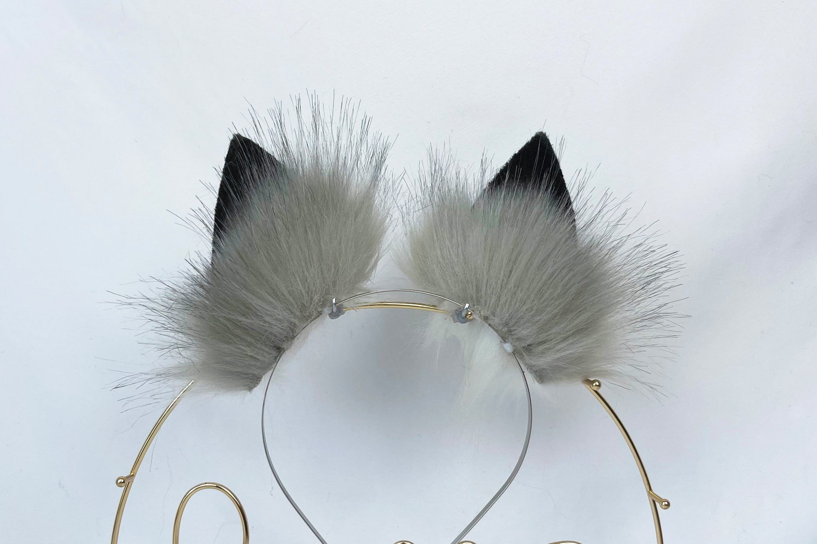 Customized Gray Wolf Ears Without Wire-cosplay-animal Ears-fox - Etsy