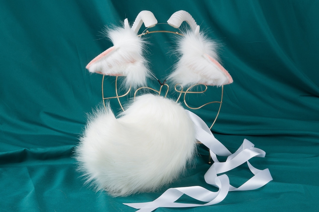 10 Inch Sheep Tail Sheep Ears-cosplay-animal Ears-butt Plug - Etsy