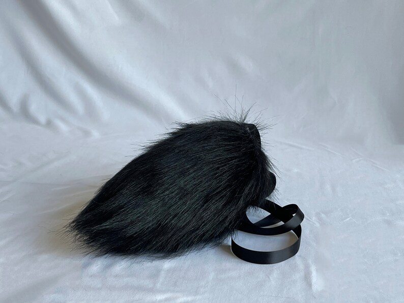 6 Inch Black Goat Tail Sheep Ears-cosplay-leopard Ear Wolf - Etsy