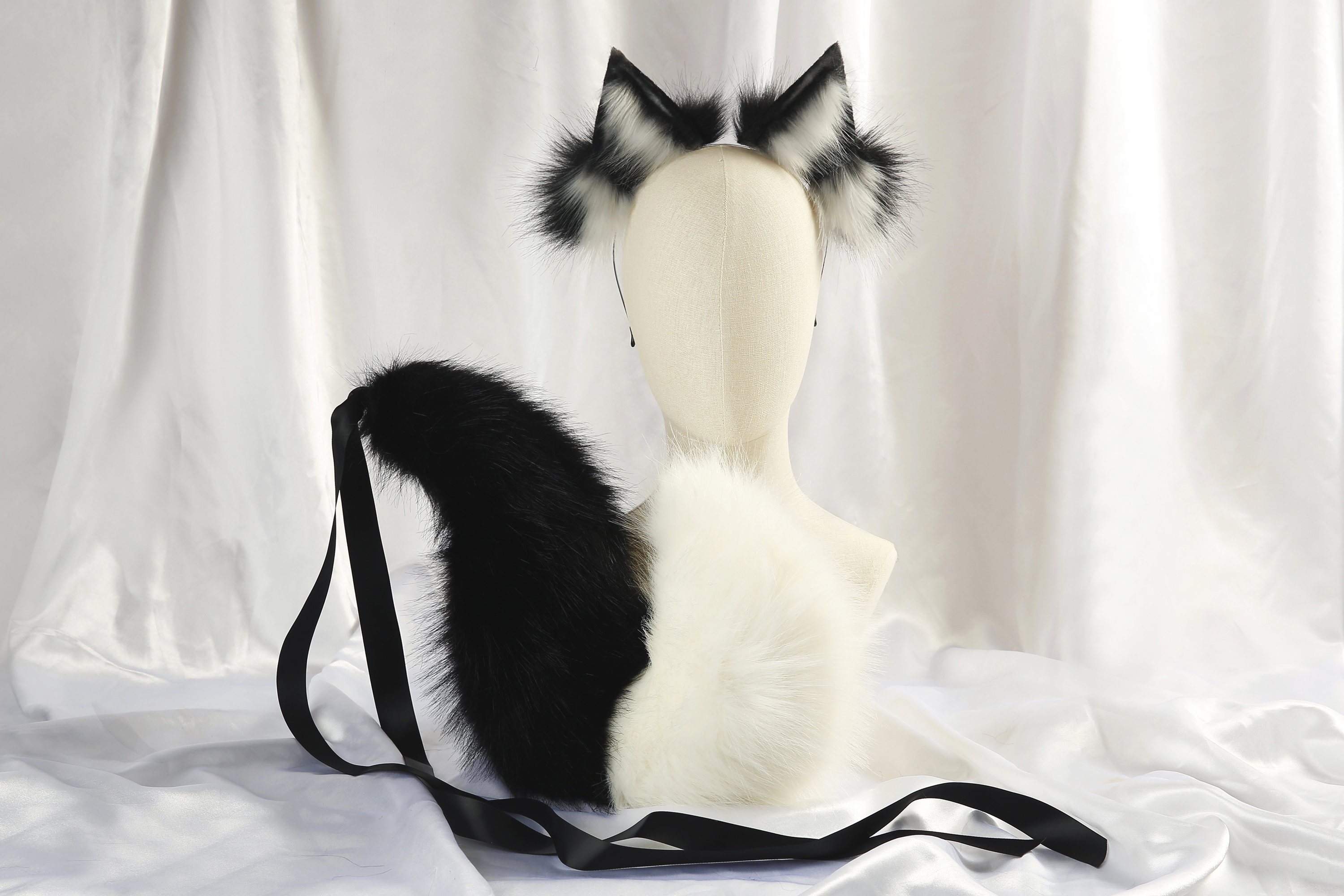 Cosplay Ear Black Wolf Anime Beast Ear Cosplay Ear Wolf Ear - Etsy