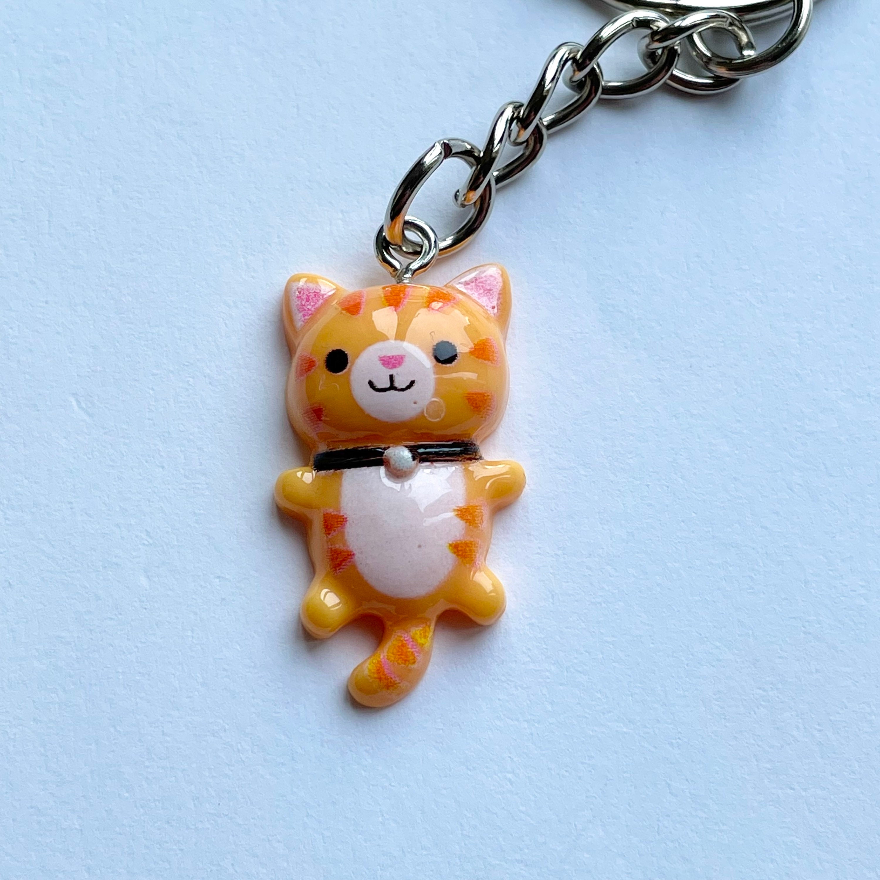 Cat Keyring Cat Lovers Gift Kawaii Cat Gifts Ginger Cat - Etsy Canada