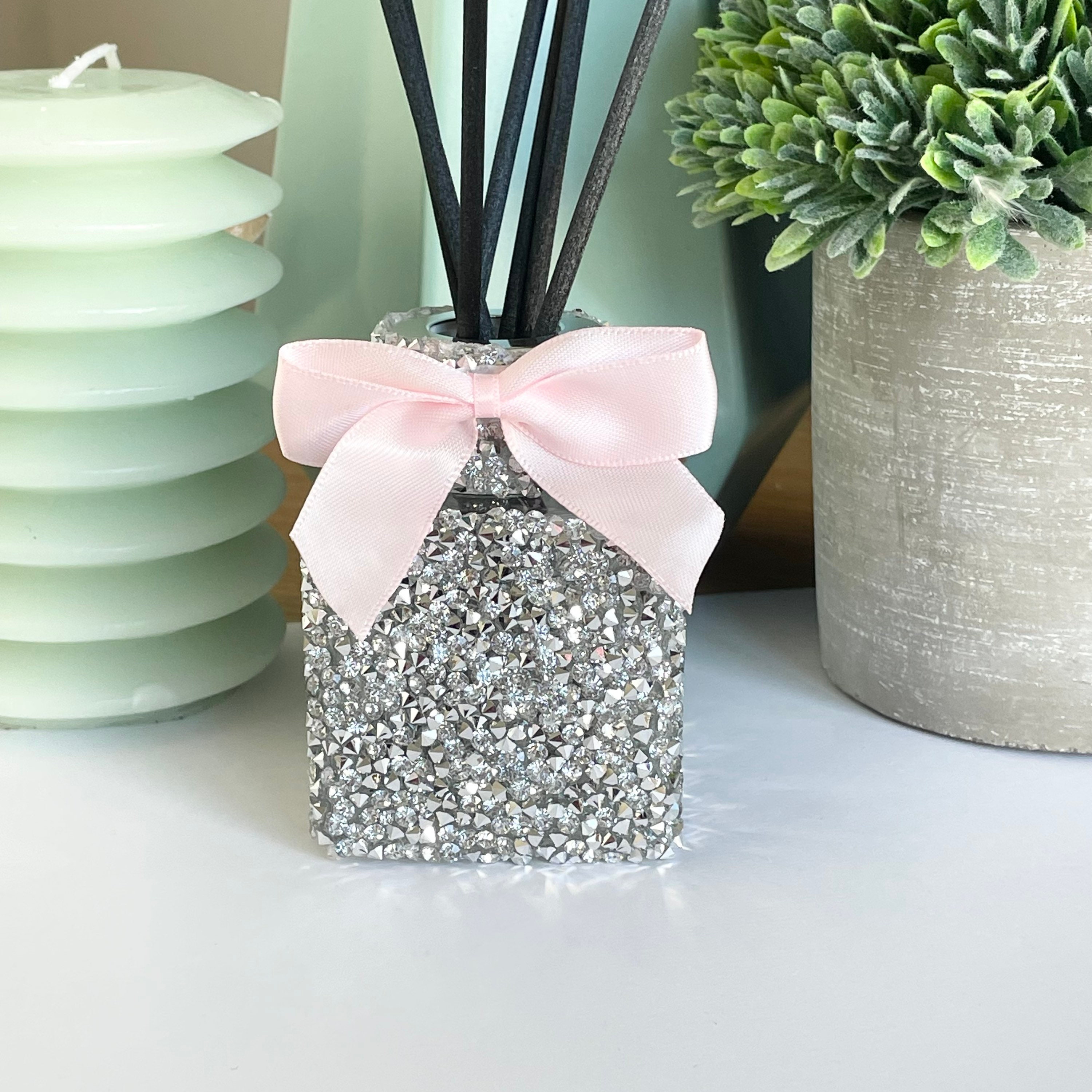 Crushed Diamond Reed Diffuser Bottle, Small 50ml Empty Reed Diffuser ...