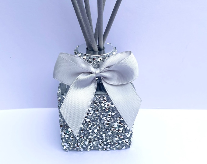 Crushed Diamond Reed Diffuser Bottle, Small 50ml Empty Reed Diffuser ...