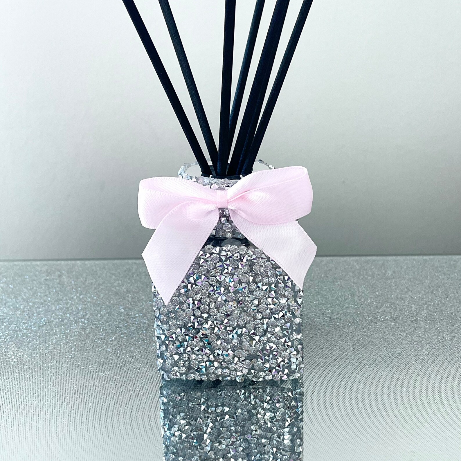 Crushed Diamond Reed Diffuser Bottle, Small 50ml Empty Reed Diffuser ...