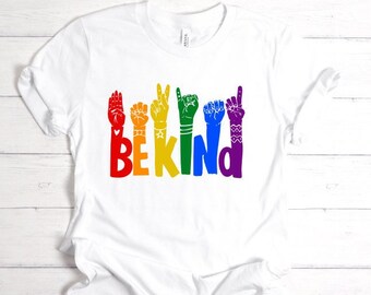 Be Kind Screen Print - Etsy