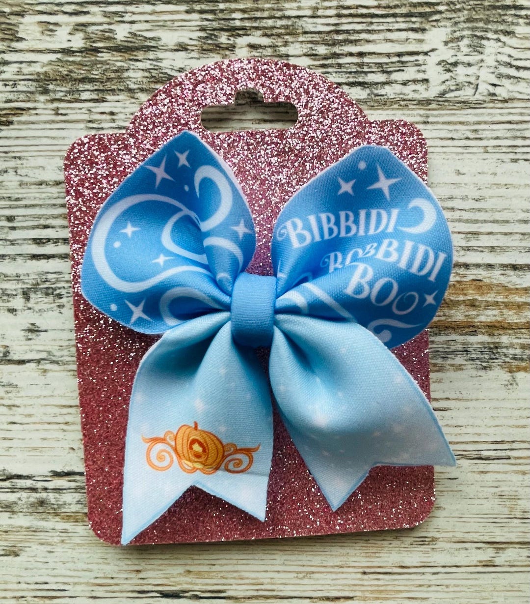 Cinderella Hair Bow, Princess Party Costume, Bibbidi Bobbidi Boo - Etsy UK