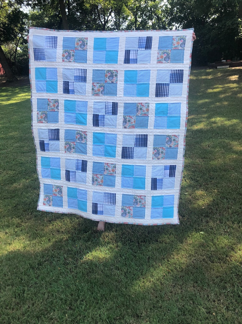 Memory Quilt Bereavement Quilt Custom Made From Loved Ones - Etsy