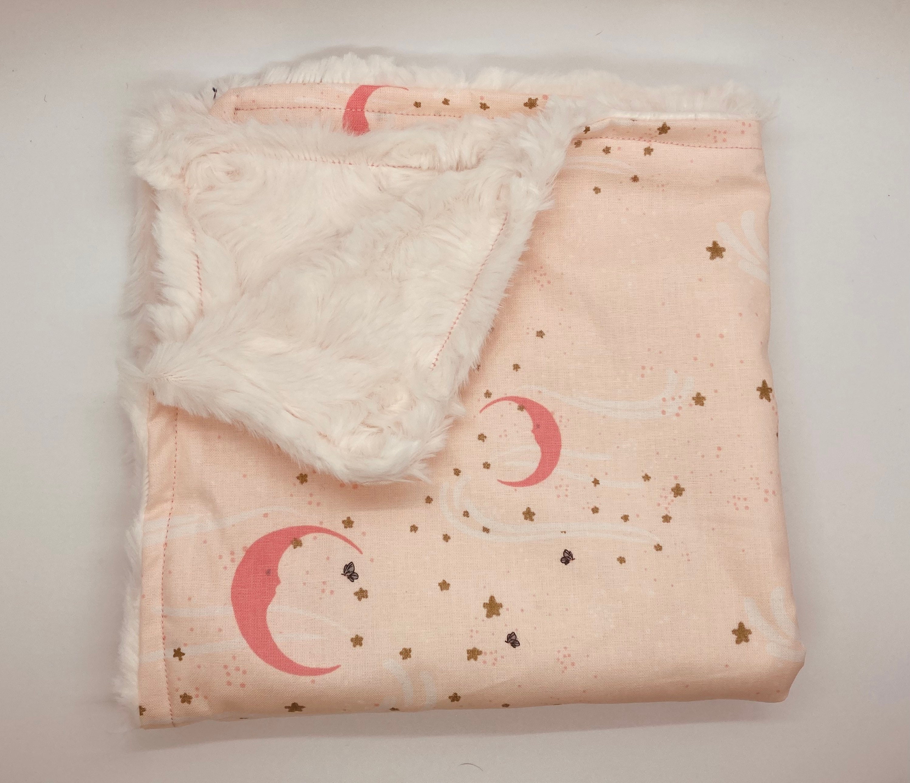 Moon and Stars Baby Blanket Outer Space Nursery Theme Moon - Etsy