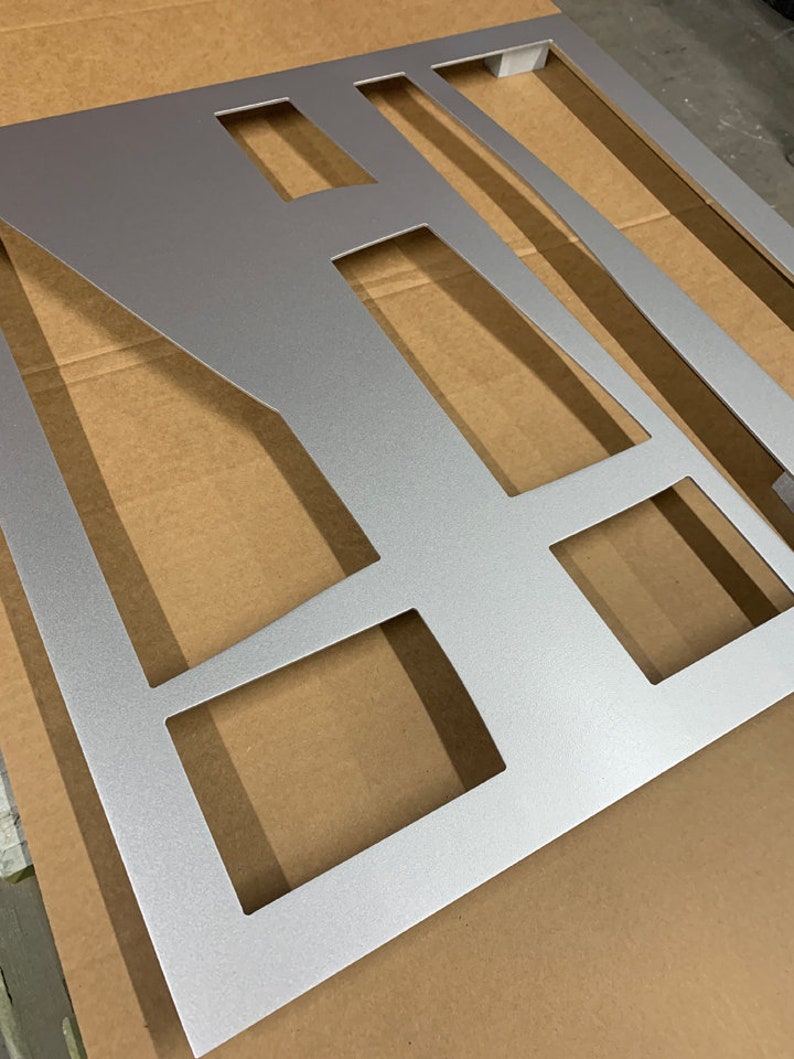 MOTSURE Triptych Metal Decorative Modern Art | Etsy