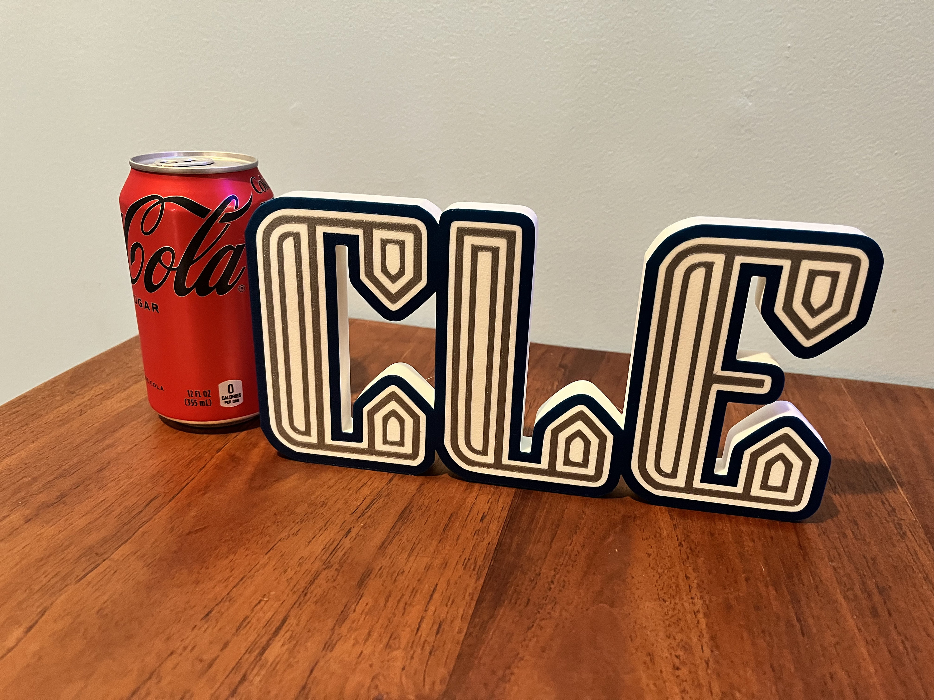3D Printed Cleveland Guardians City Connect Logo Display - Etsy