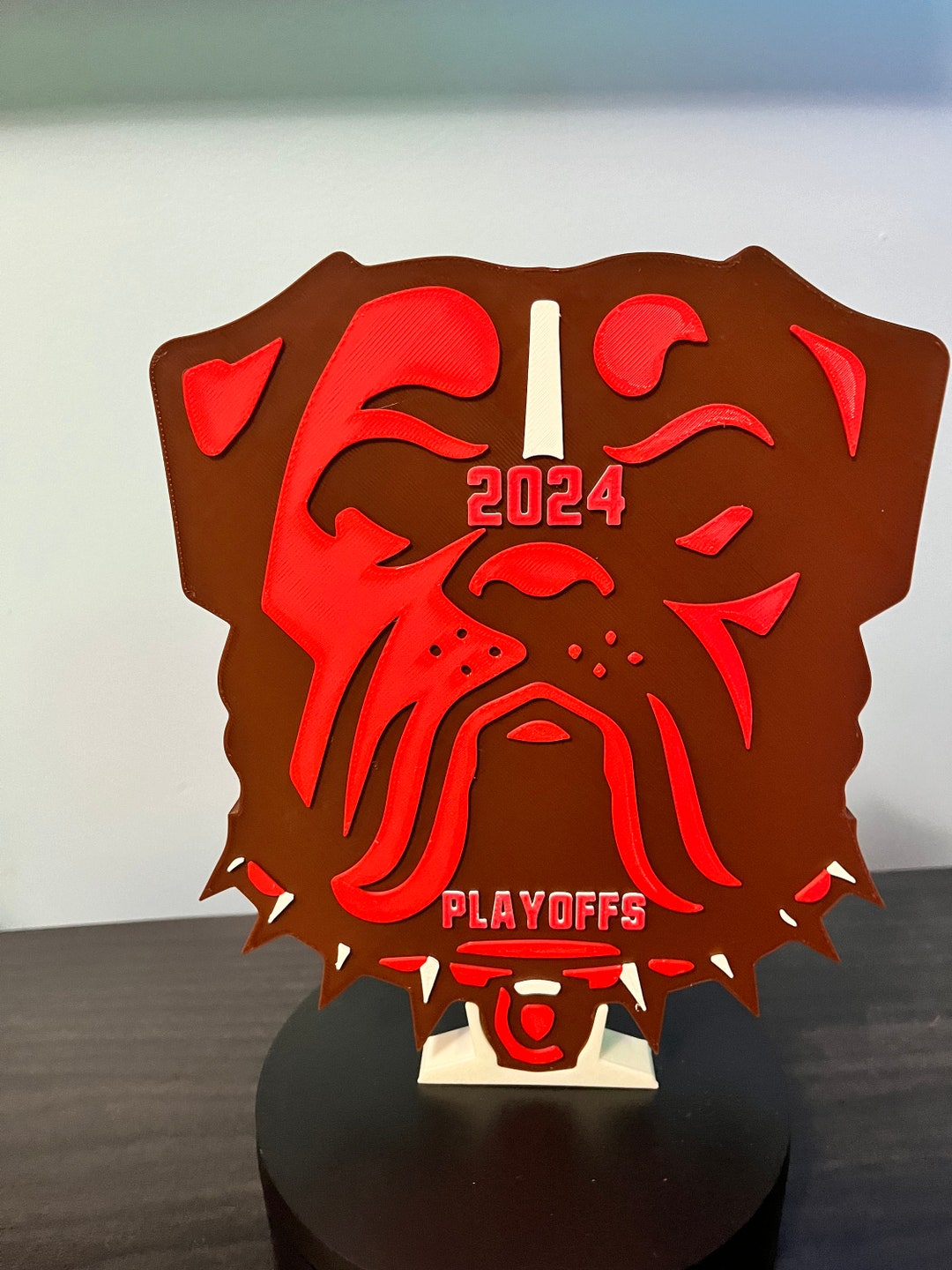 Cleveland Browns Commemorative 2024 Playoffs Dawg in Color Rush Jersey ...