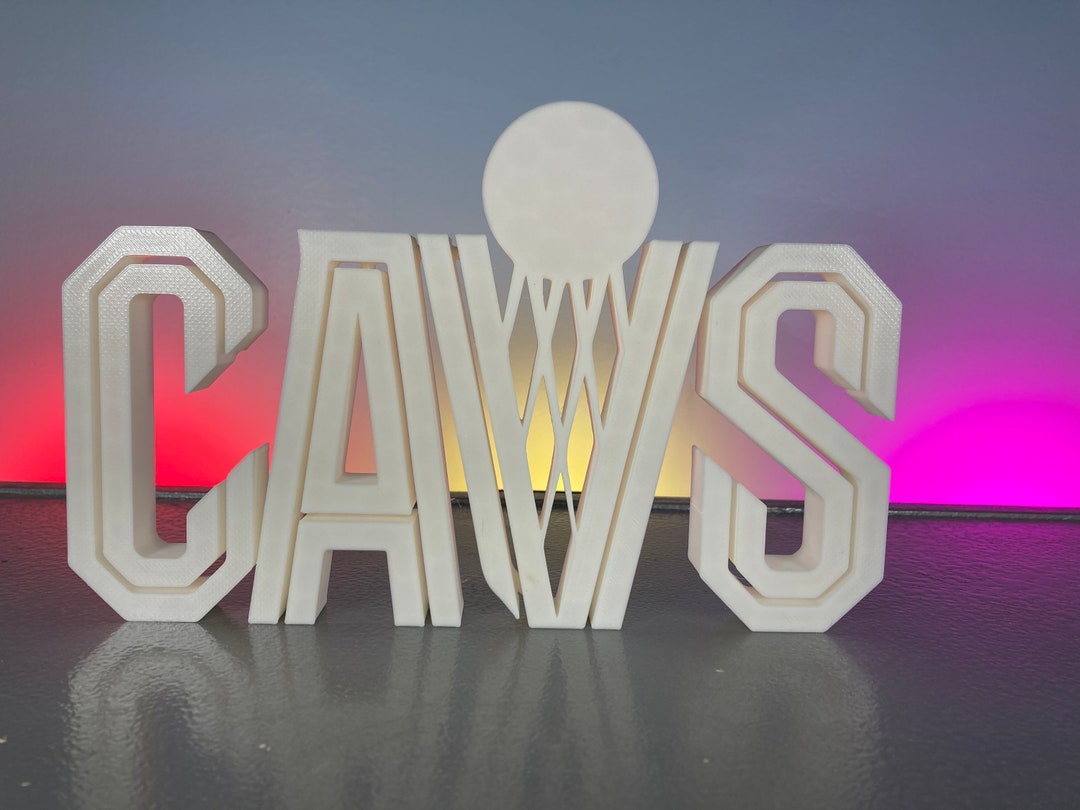 CLE3D Printed 2023 CAVS Logo With Floating Elements Design for Desk or ...