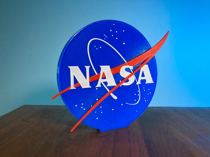 3D Printed NASA Meatball Logo Display Plaque | Etsy