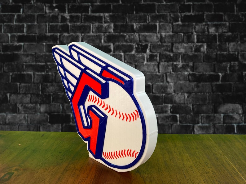 3D Printed Cleveland Guardians Fastball G Logo Display Plaque - Etsy