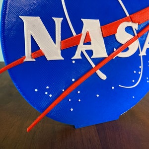 3D Printed NASA Meatball Logo Display Plaque - Etsy