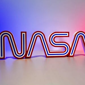 3D Printed NASA Worm and Meatball Displays for Wall or Desk - Etsy