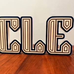 3D Printed Cleveland Guardians City Connect Logo Display - Etsy