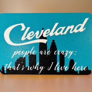 3D Printed Cleveland Sign - Etsy