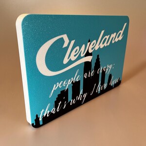 3D Printed Cleveland Sign - Etsy
