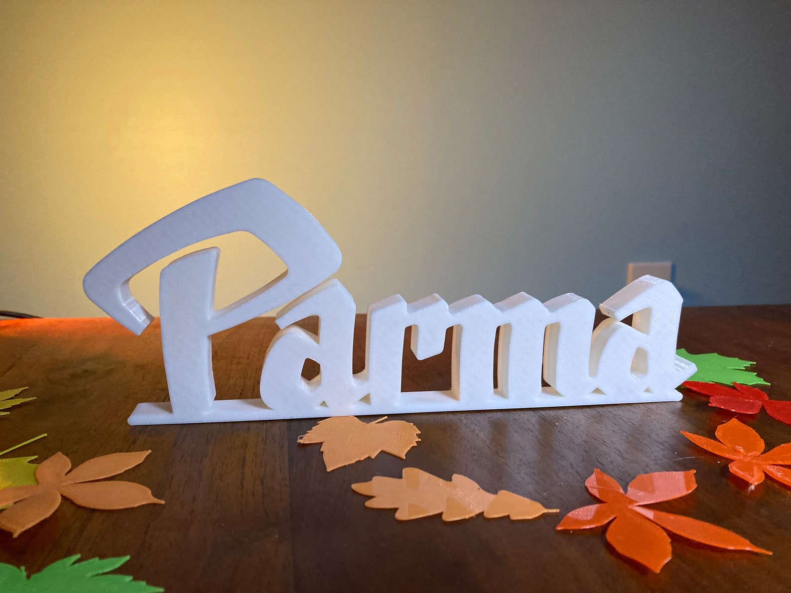 Script Parma 3D Print - Etsy