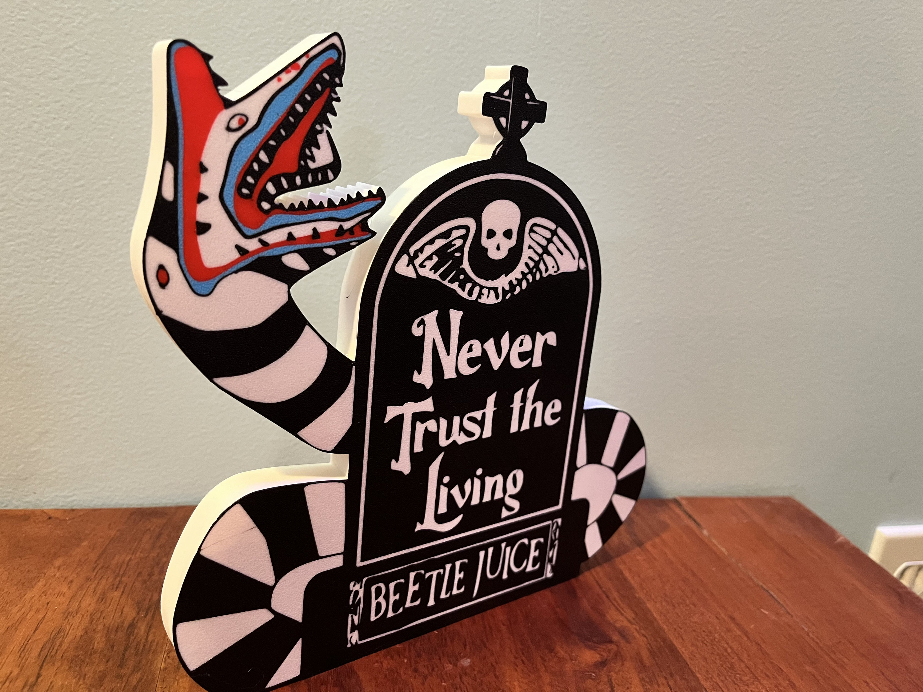 3D Printed Beetlejuice Display - Etsy