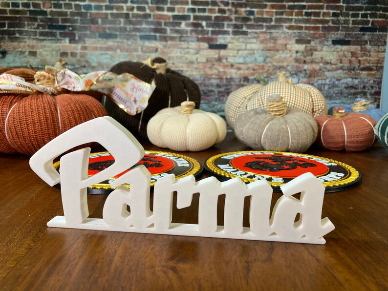 Script Parma 3D Print - Etsy