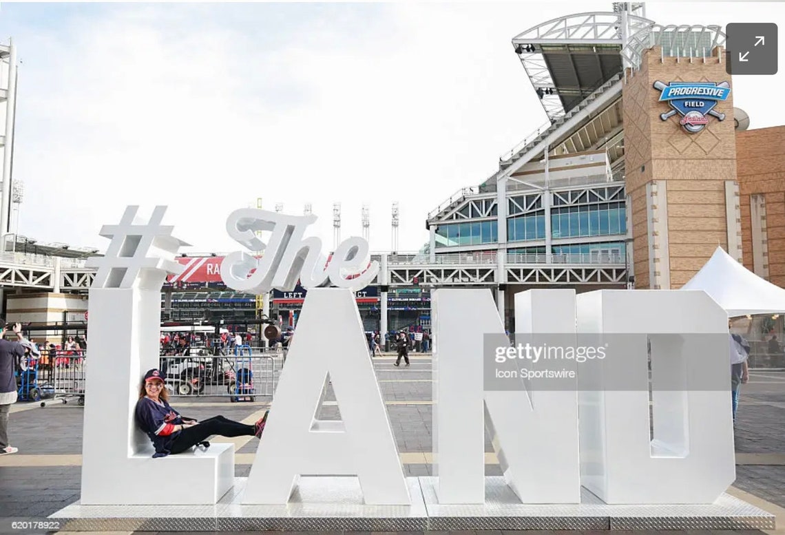 3D Printed Desktop Display of THE LAND Sign From the 2016 - Etsy