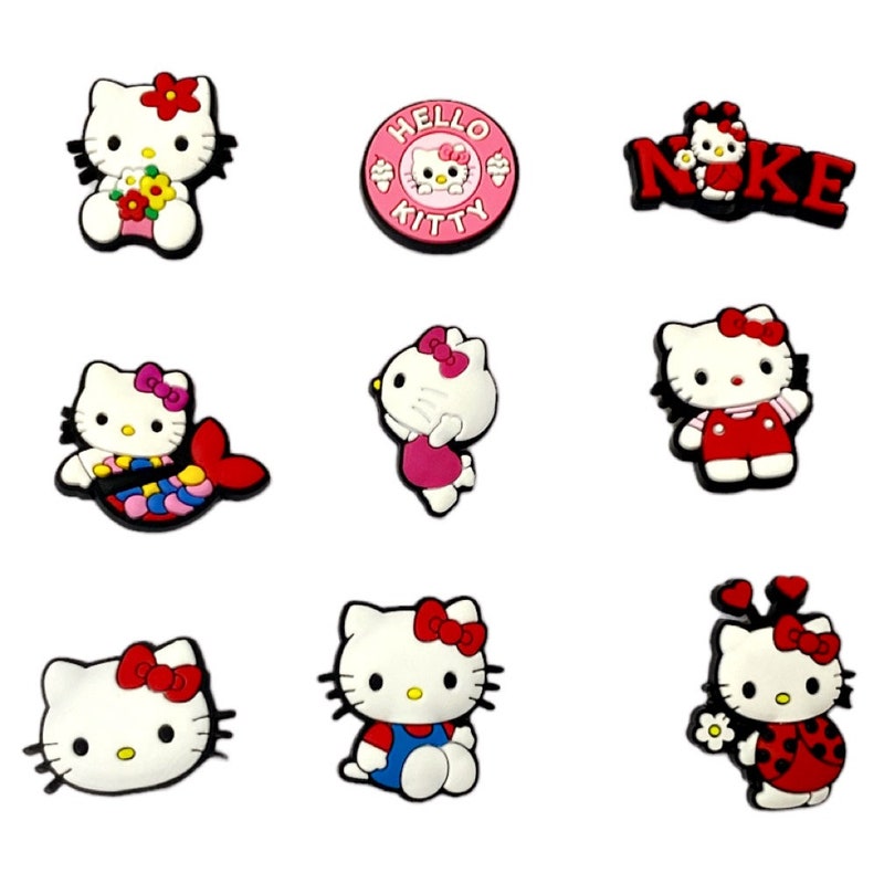 Hello Croc Kitty Charms - Etsy