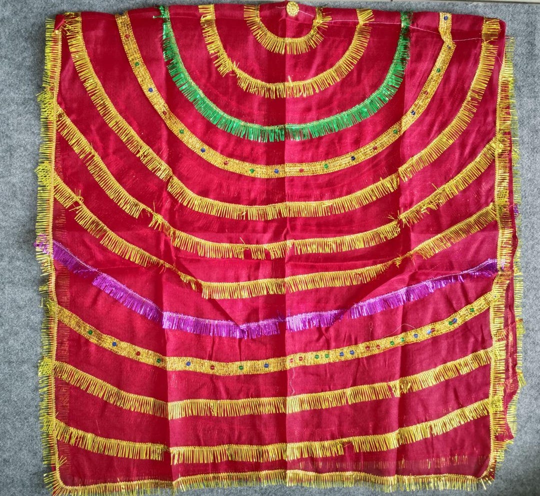 Devi Maa Chunni / Red Puja Chunri /durga Ma Chunri|/ Chunri for Diwali ...