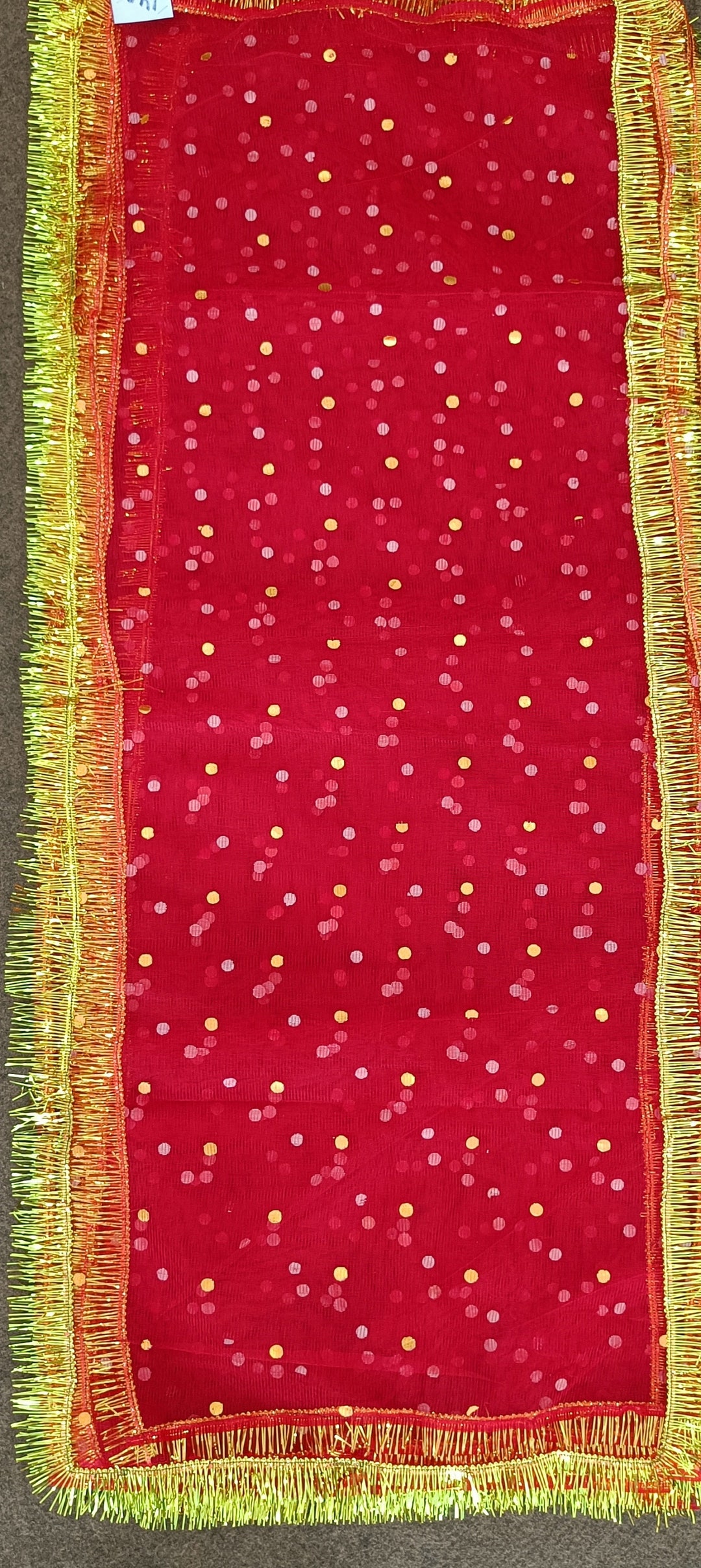 7 Pcs Devi Maa Red Chunni / Red Puja Chunri /durga Ma Chunri/ Chunri ...