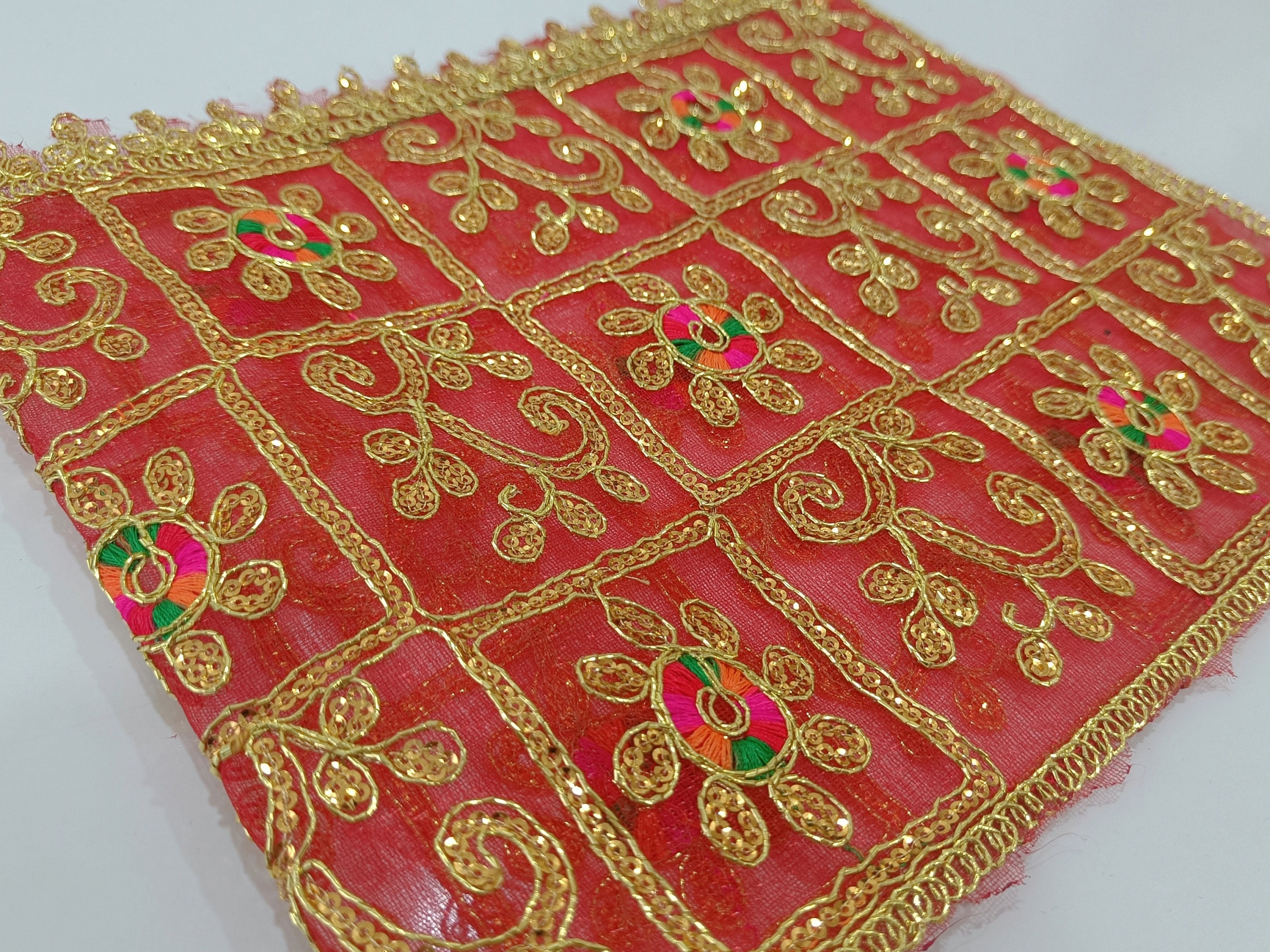 Small Devi Maa Chunni / Red Puja Chunri /durga Ma Chunri|/ Chunri for ...