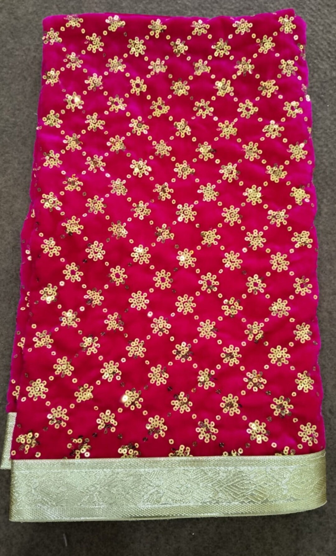 Pooja Aasan | Pooja Backdrop Cloth|multipurpose Religious Cloth| Velvet ...