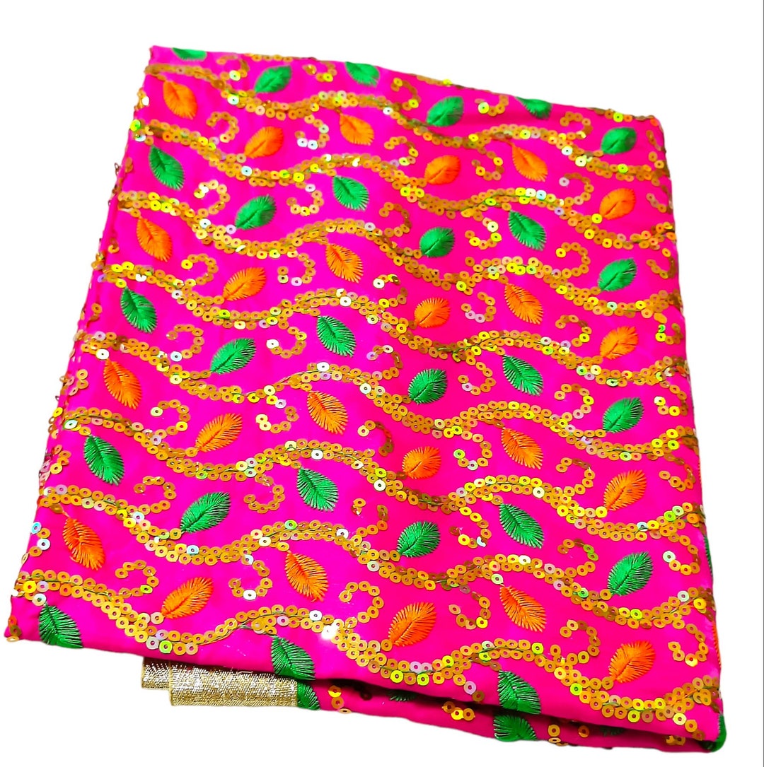Beautiful Embroidered Silk Sai Baba Vastra/deity Shawl/deity Dress ...
