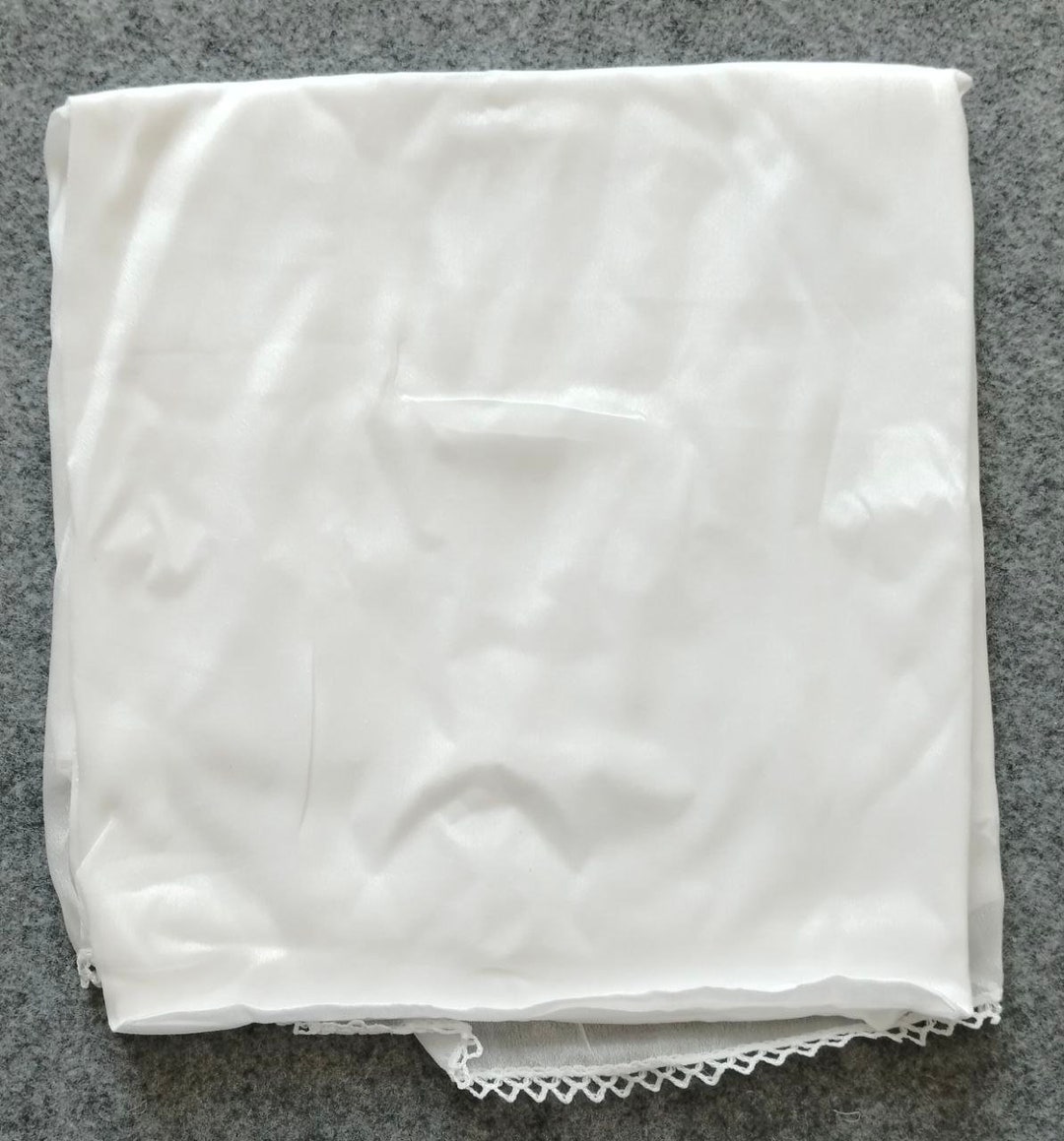 White Chinon Dupatta With Kingri Lace Border - Etsy