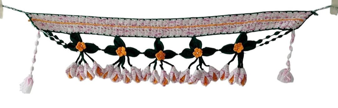 Handmade Toran|crochet Toran| Crochet Door Hangings| Door Crochet Toran ...