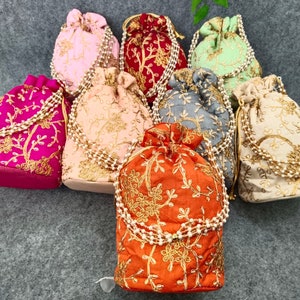20 Indian Traditional Potli Pouch| Clutch Purse| Women Potli Bag ...
